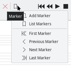 Markers and Player - TuxGuitar Help